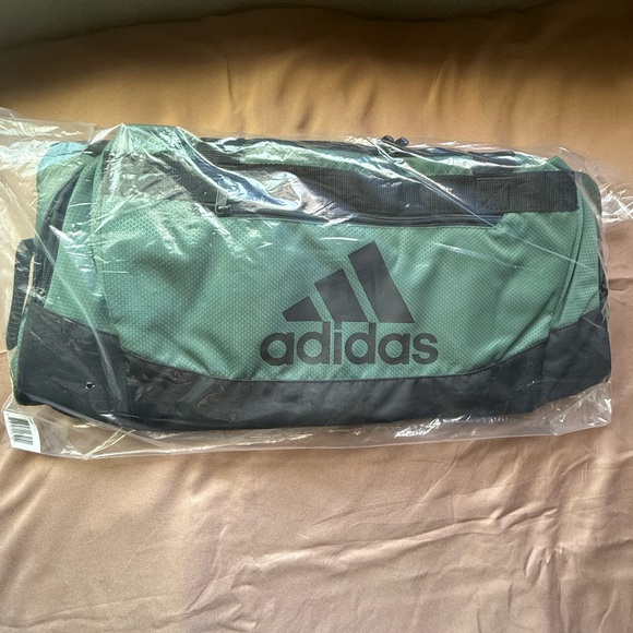 adidas | Bags | Brand New Green Adidas Defender Duffel Bag Green Oxide ...